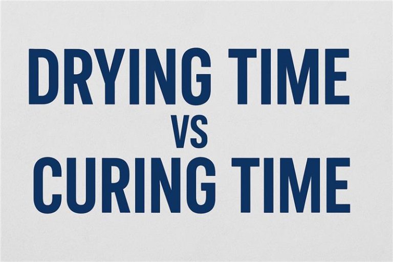 Drying Time vs Curing Time